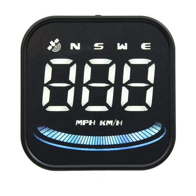Geloo Digital GPS Speedometer MPH KM/H Car HUD Head-up Display USB Plug ...