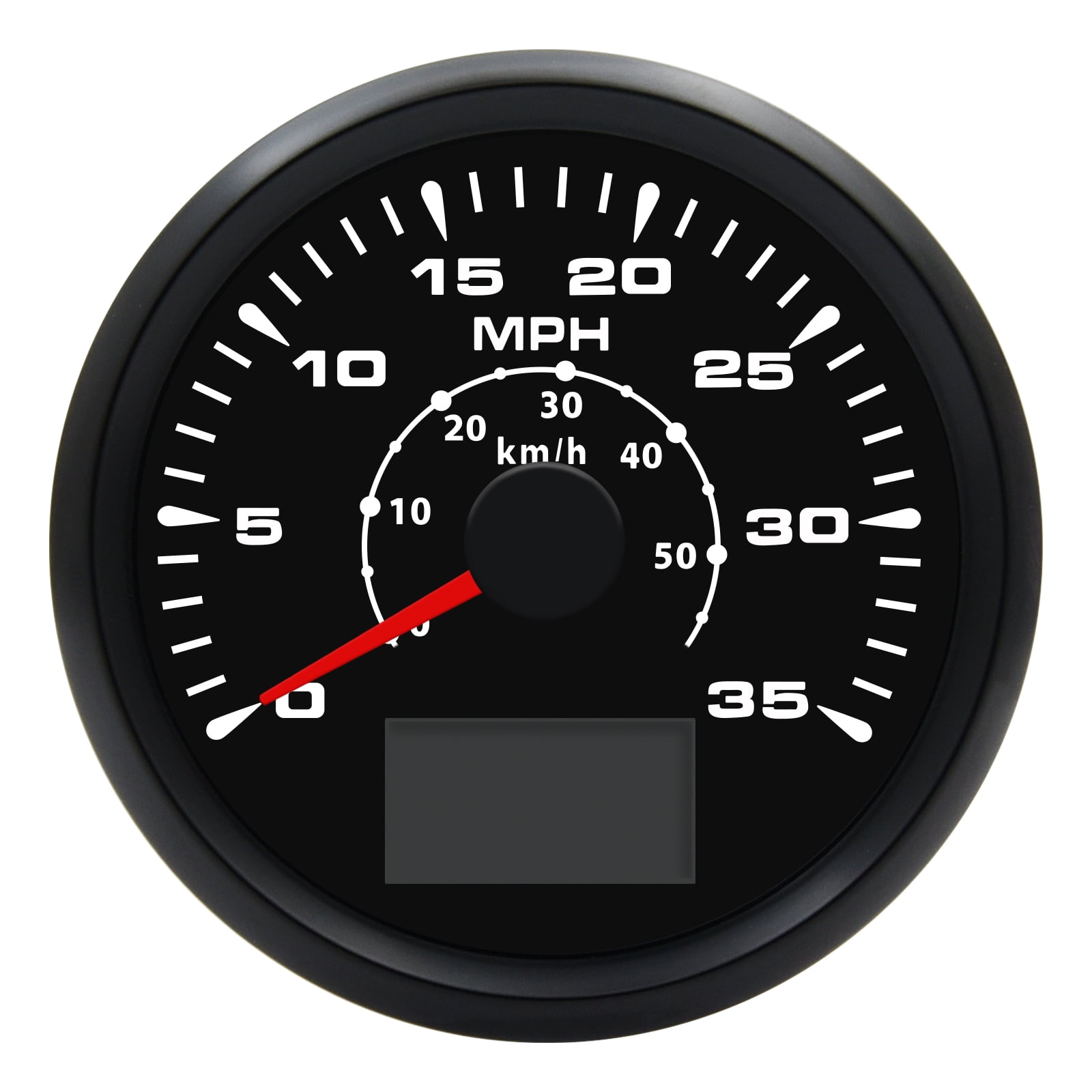 Geloo GPS Speedometer for Car 35MPH 50KM/H Digital Odometer Waterproof ...