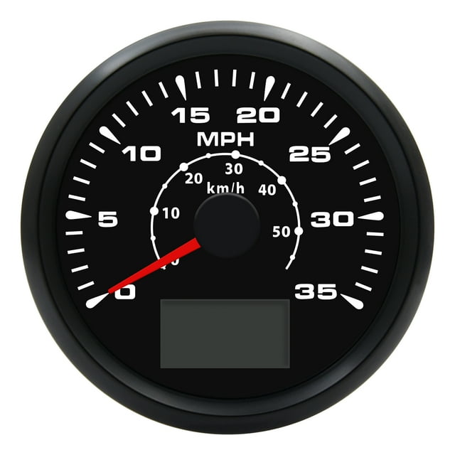 Geloo GPS Speedometer for Car 35MPH 50KM/H Digital Odometer Waterproof ...