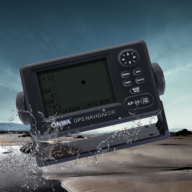 Geloo Marine GPS Navigator Navigation Positioner 4.5in LCD Display for ...