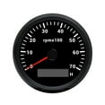 Geloo Marine Tachometer Hour Meter Waterproof Boat Tachometer Gauge 0 ...