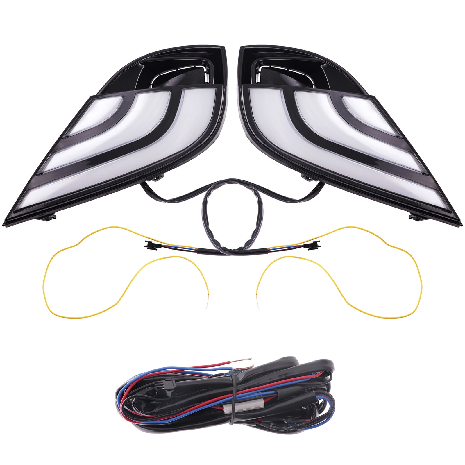 Geloo LED Daytime Running Lights, Fog Lights, Turn Signal, ABS, Front, Toyota Camry SE XSE 2018 ...