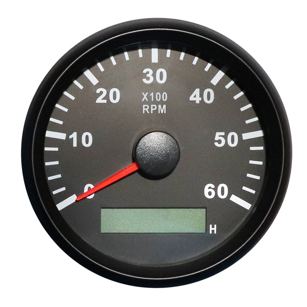 Free Shipping! Geloo Tachometer RPM Gauge 0-6000RPM Tachometer Guage ...