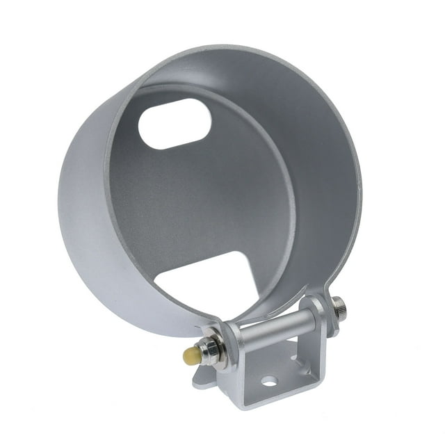 Geloo Universal Gauge Mount Silver Single Gauge Mounting Cup Aluminum ...