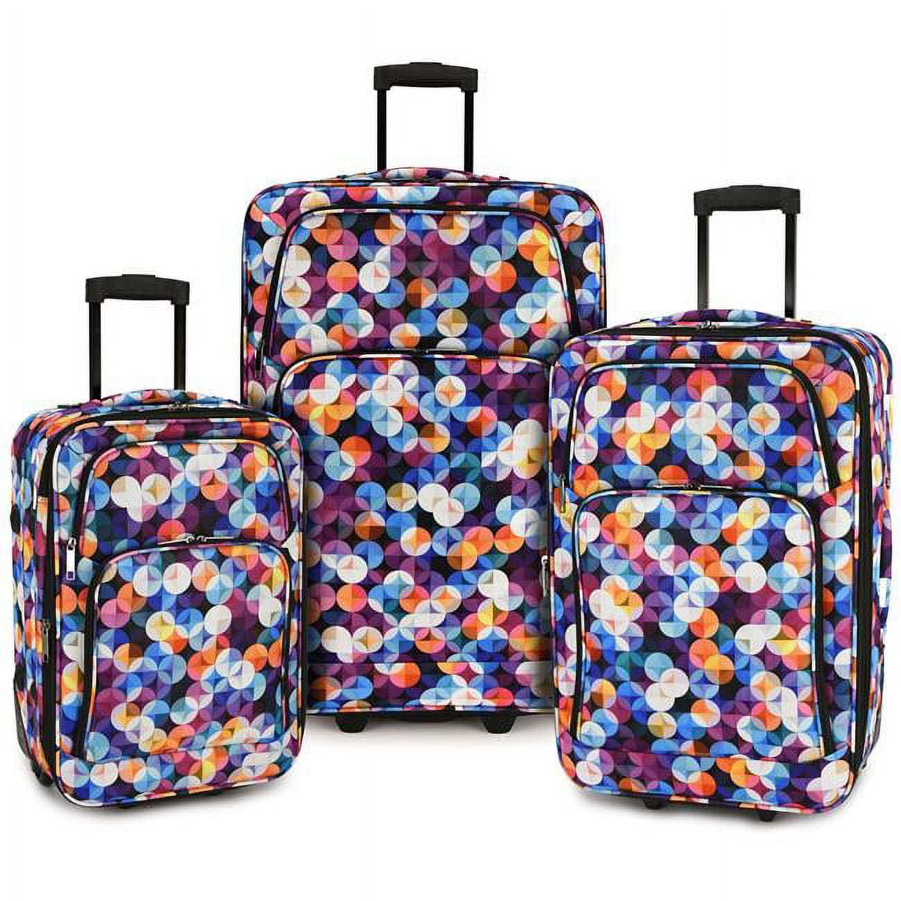 Gem Bubbles 3-Piece Expandable Rolling Luggage Set - Walmart.com