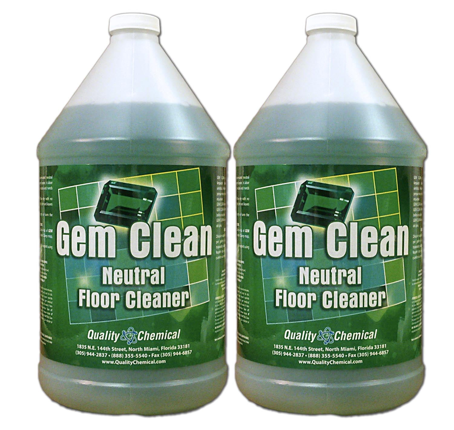 Gem Clean - a neutral floor cleaner concentrate - 2 gallon case ...