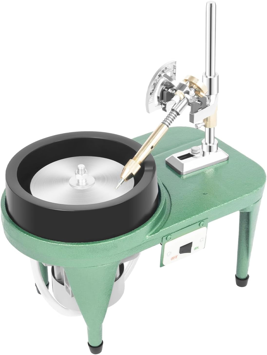 Gem Faceting Machine, 180W Jade Polisher, Rock Polisher Flat Grinder ...