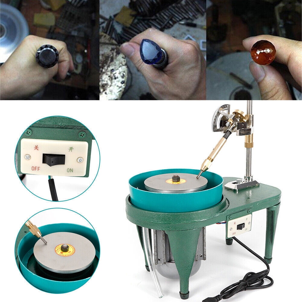 Gem Faceting Machine 2800RPM Gemstone Grinding Jewelry Lapidary Cutting ...