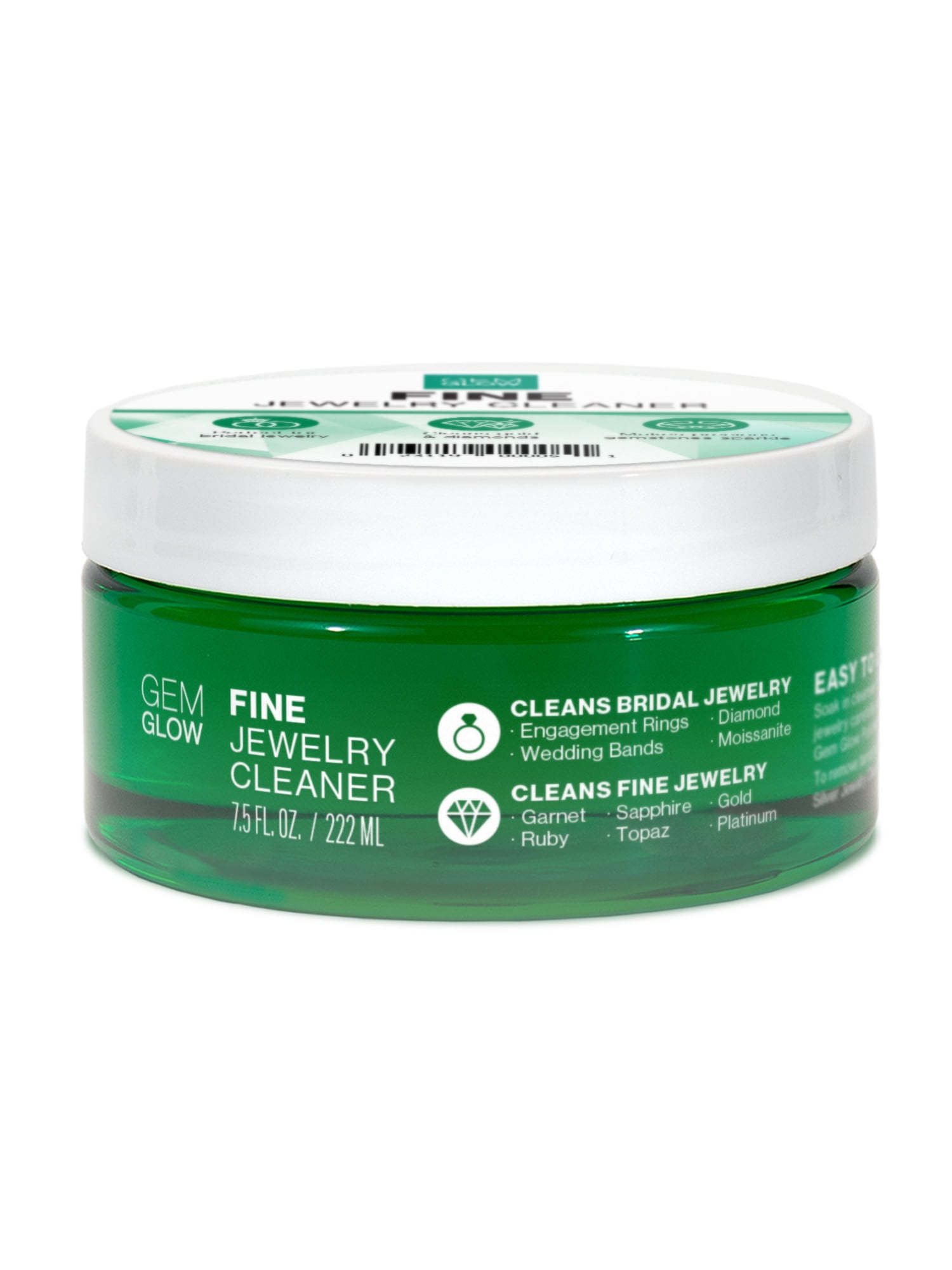 Gem Glow Fine Jewelry Cleaner for Diamonds, Gold, Cubic Zirconia and ...