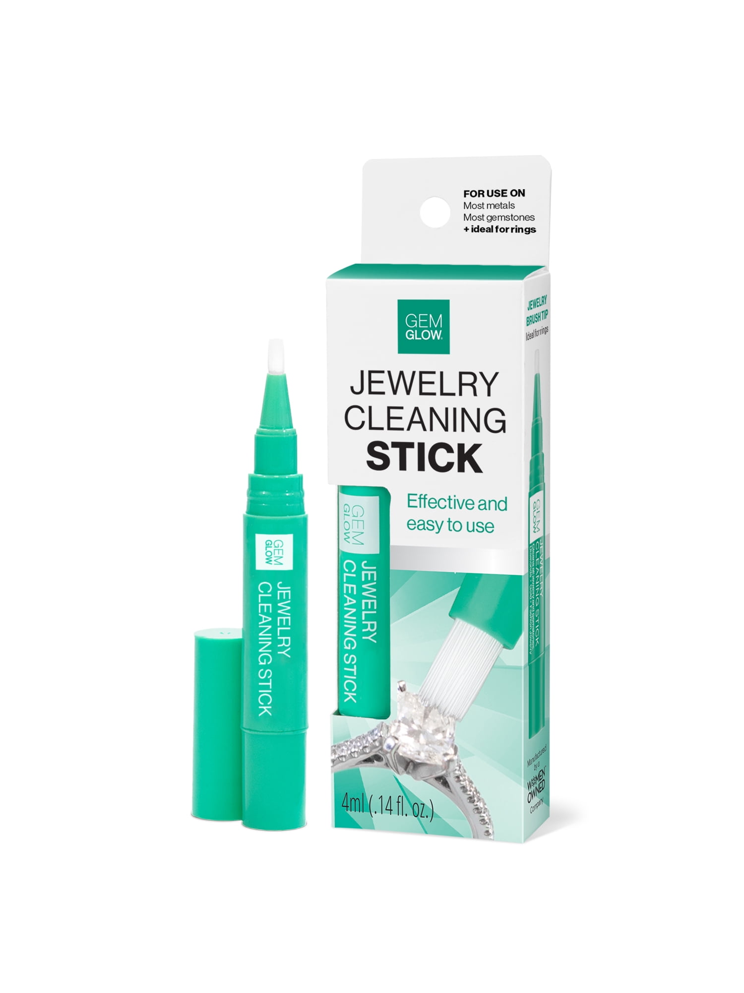 Gem Glow Jewelry Cleaning Stick for Sparkling Rings & Watches with ...