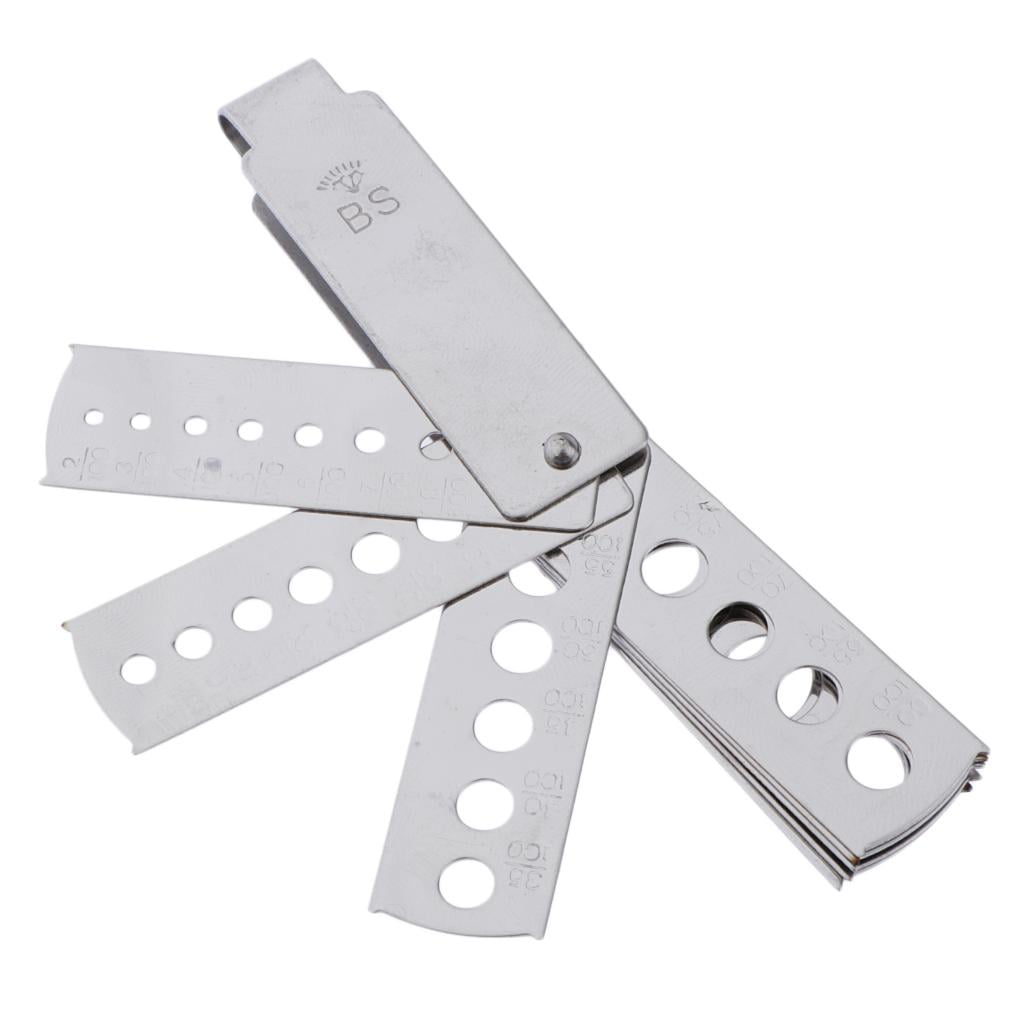 Gem Measure Diamond Gauge 1-10mm Carat Accurate Measuring Tool 8pcs fan ...