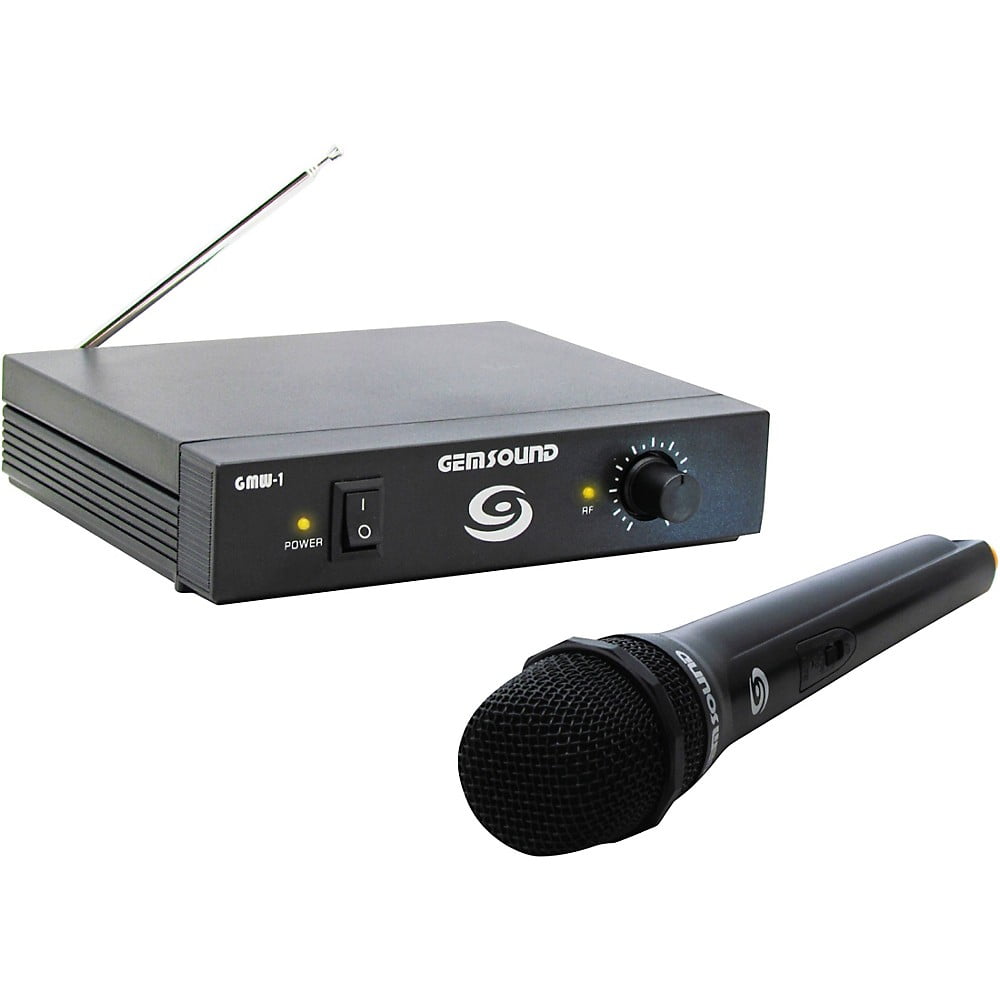 Gem Sound GMW-1 Single-Channel Wireless Mic System C-Band - Walmart.com