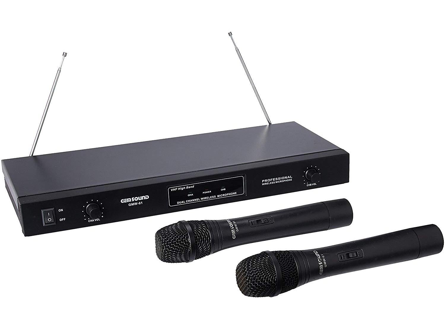 Gem Sound GMW-61 Wireless Microphone System (gmw61) - Walmart.com