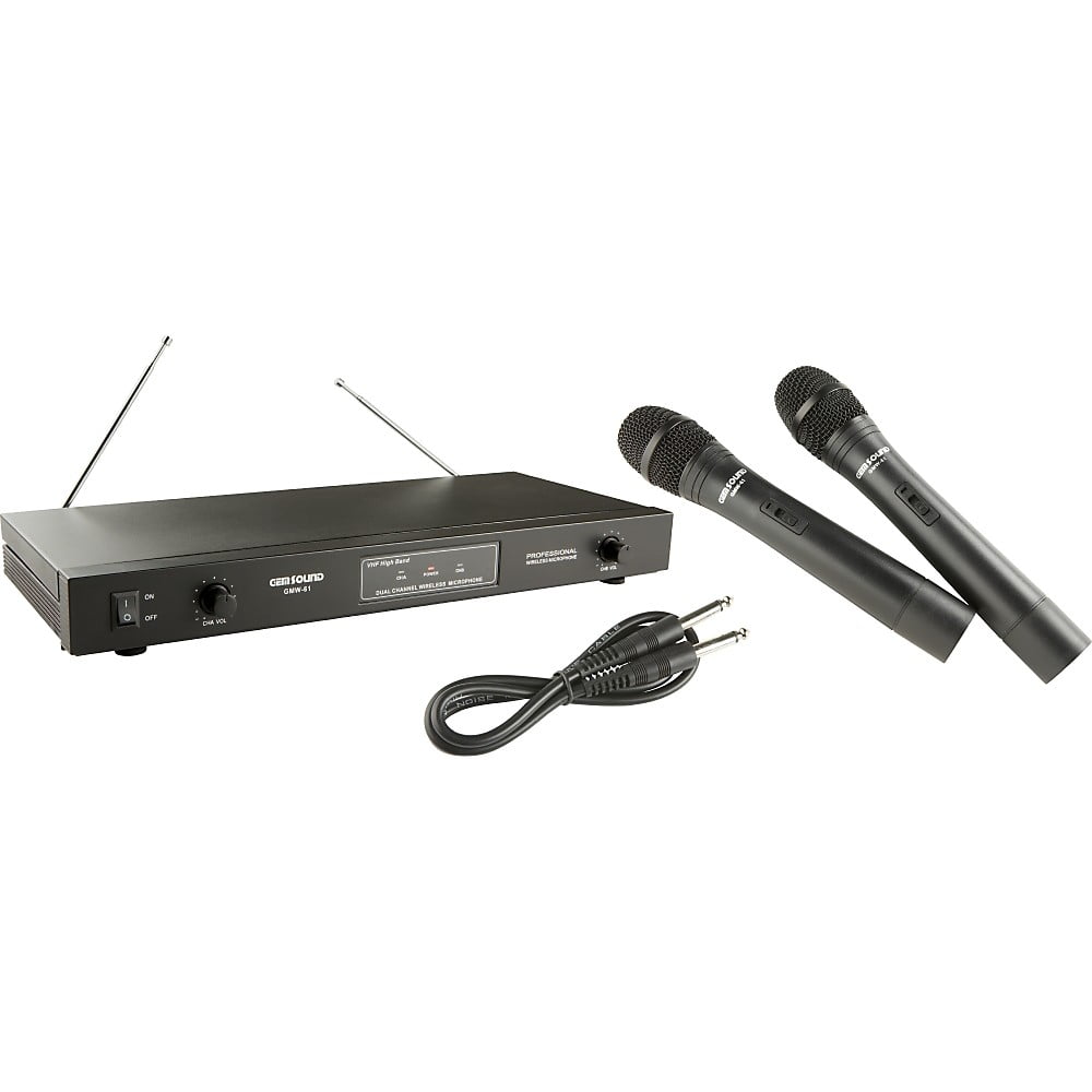 Gem Sound GMW-61 Dual Wireless Microphone GH - Walmart.com