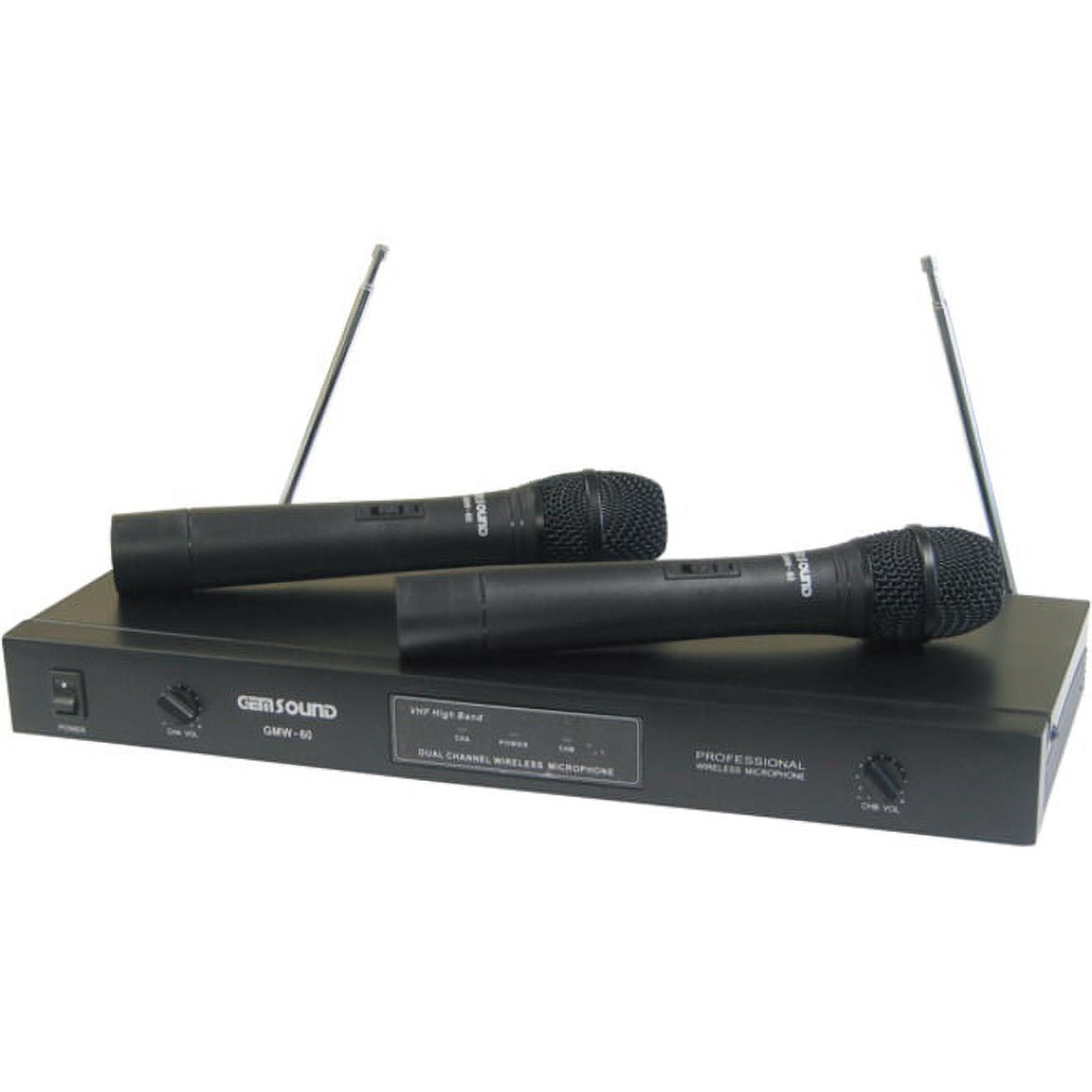 DUAL CHANNEL WIRELESS MICROPHONE - Walmart.com