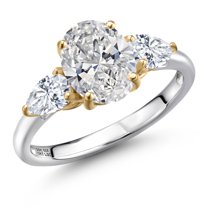 2.50 cttw IGI Certified Lab Grown Diamond and Red Created Ruby 3-Stone ...