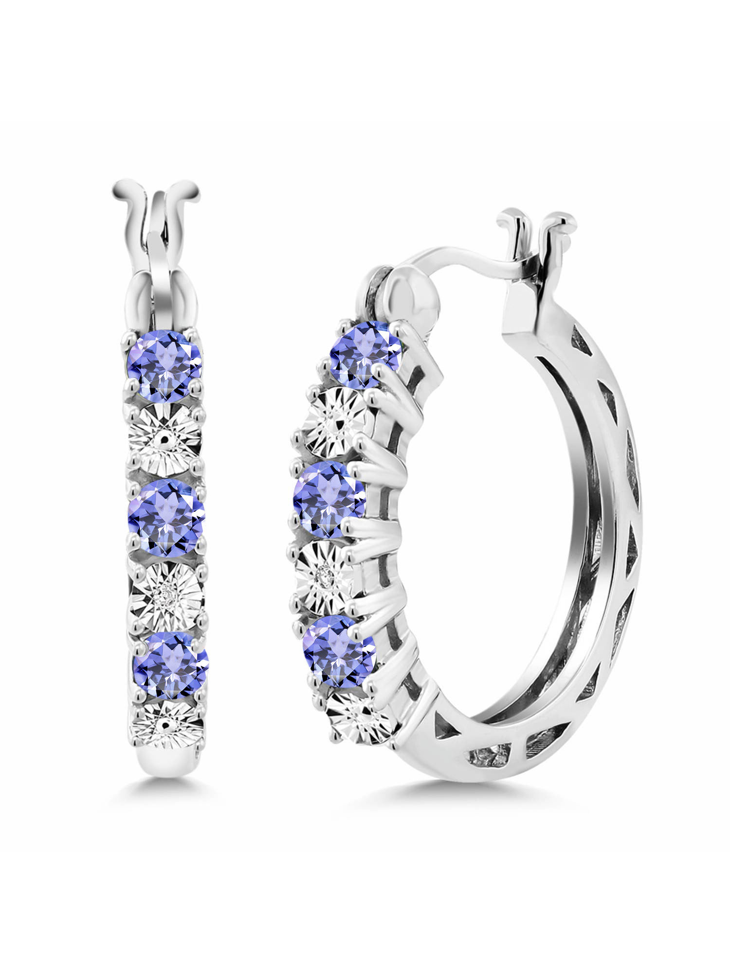Stainless Steel 22mm Diameter Hoop Earrings - Walmart.com