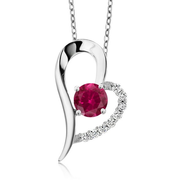 Kay Jewelers Ruby Heart Necklace