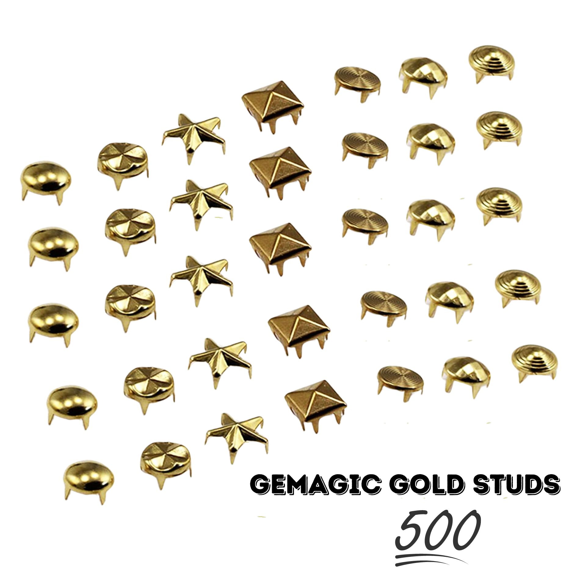 Gemagic Gold Stud Variety Of Silver Studs Pearl Heads and Stars Your ...
