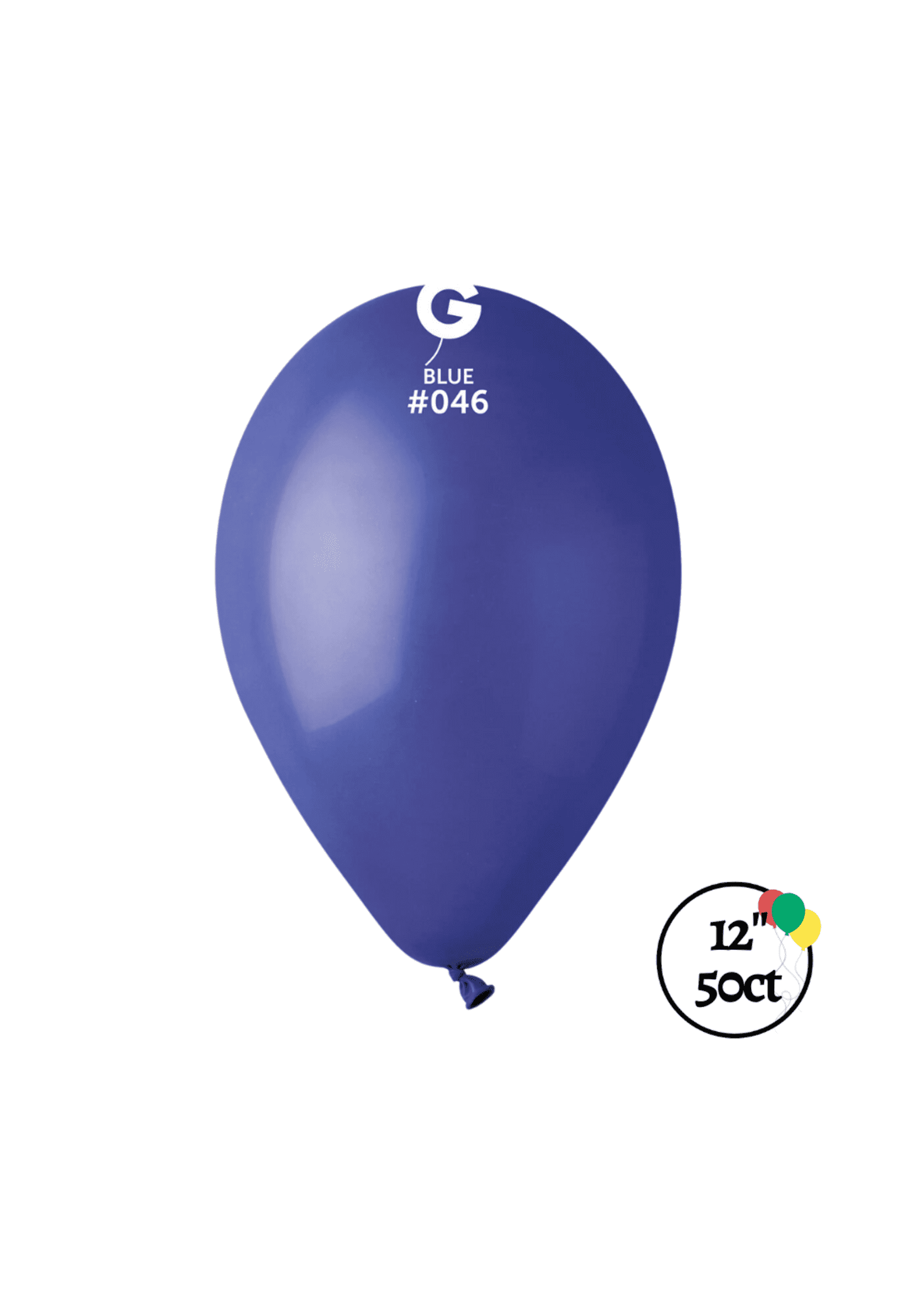 Gemar 12" Dark Blue Balloons 50 ct - Walmart.com