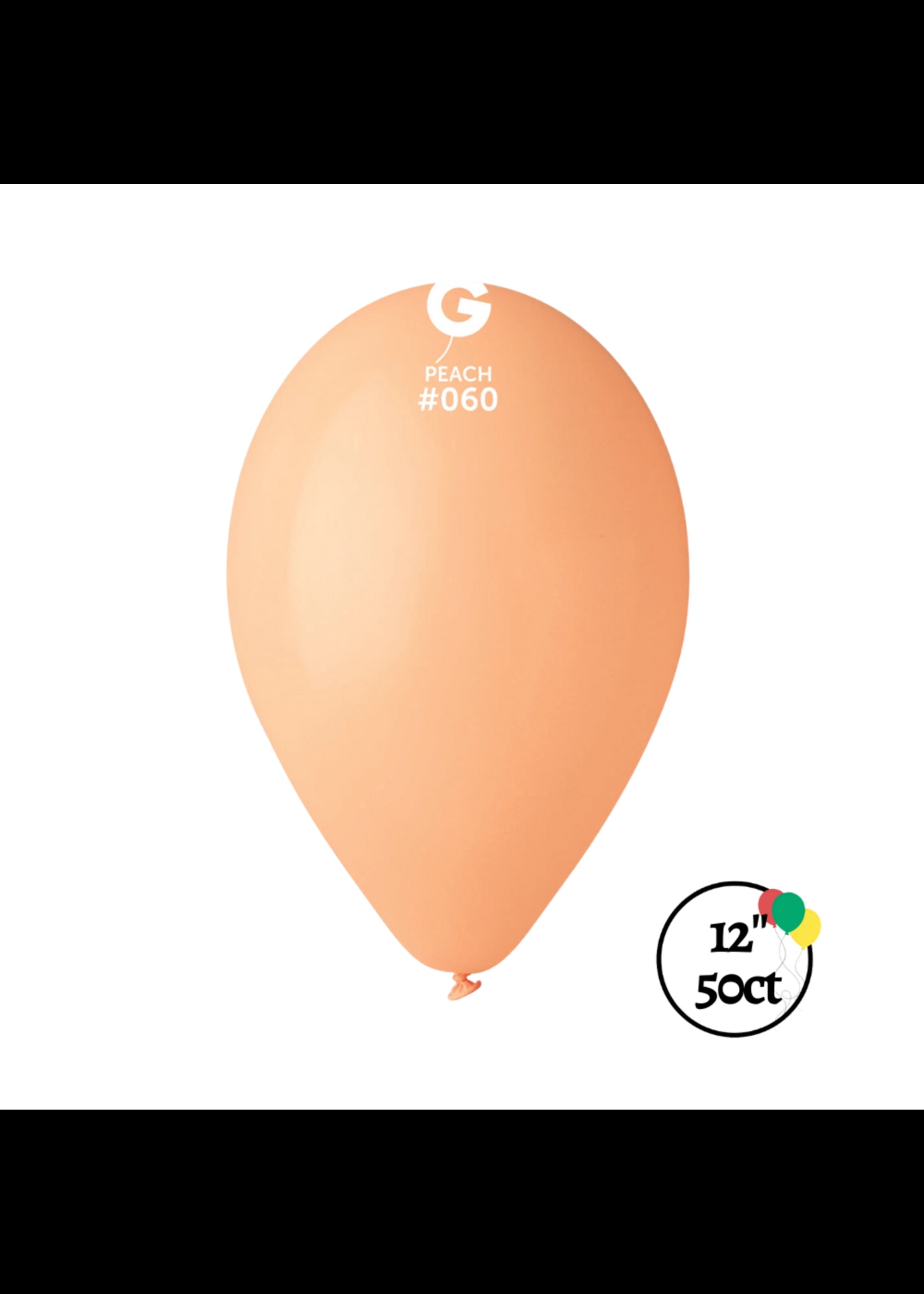 Gemar 12" Peach Balloons 50 ct - Walmart.com