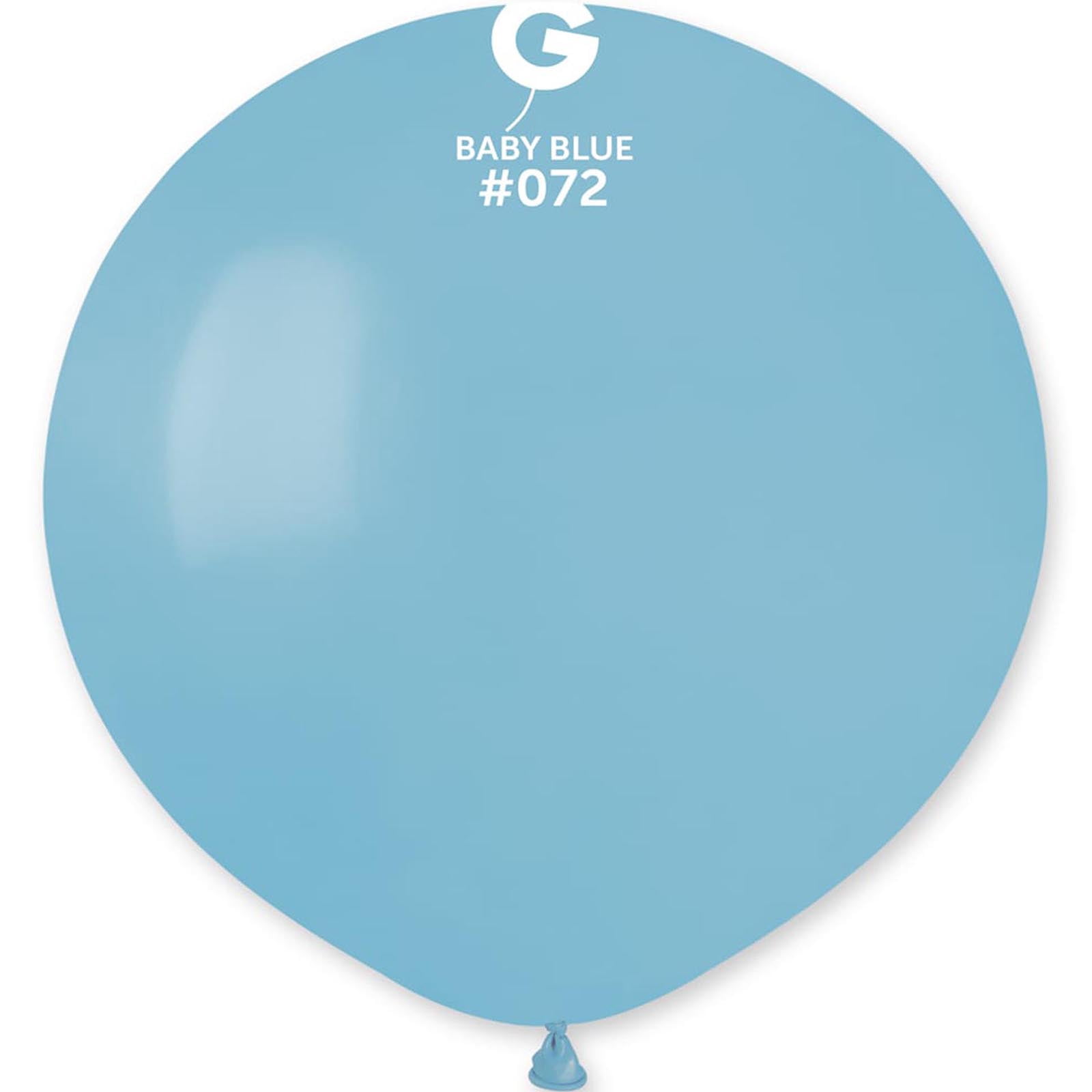 Gemar - 19 Baby Blue Latex Balloons #072 (25pcs) - Walmart.com