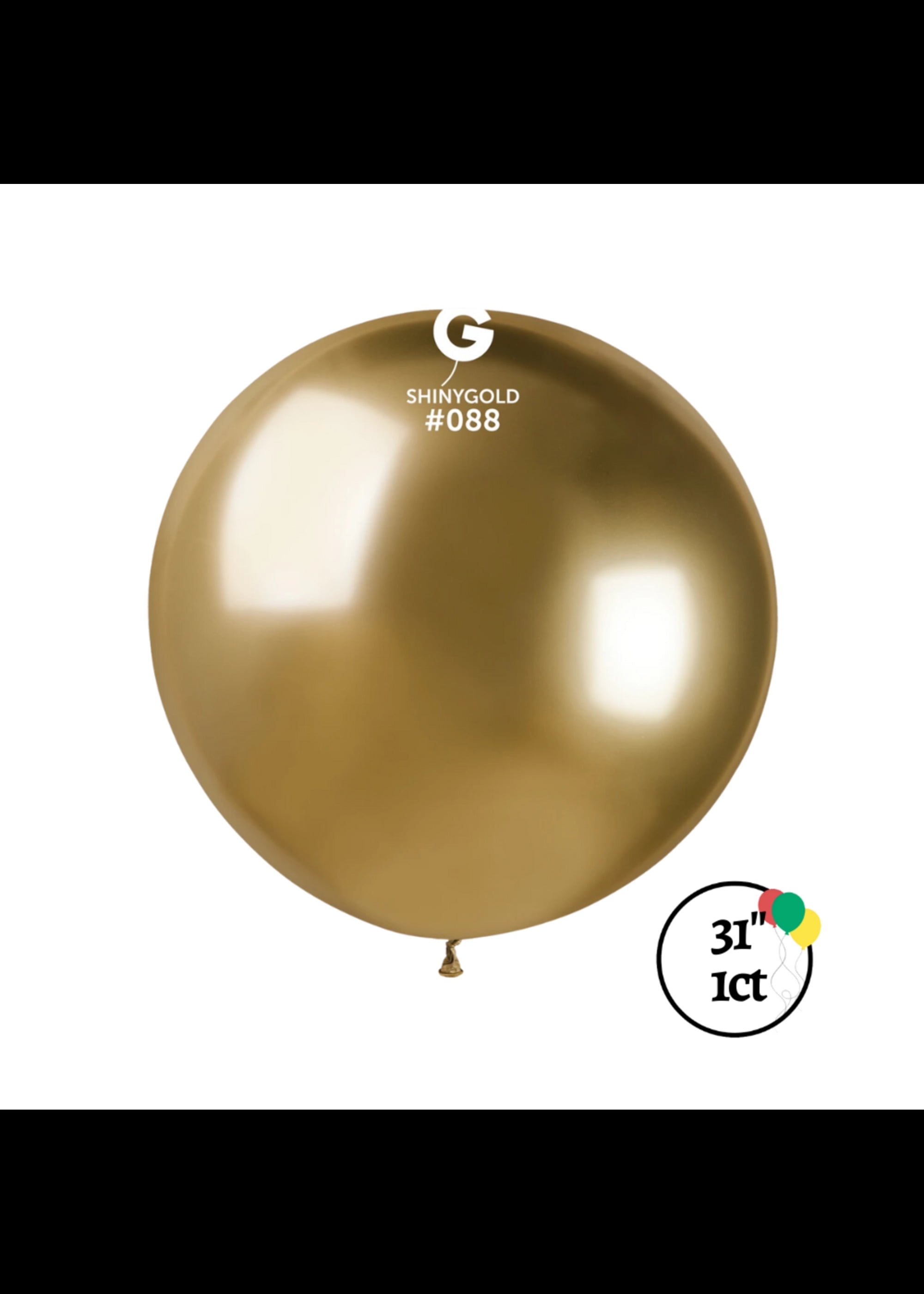 Gemar 31" Shiny Gold Balloon - Walmart.com