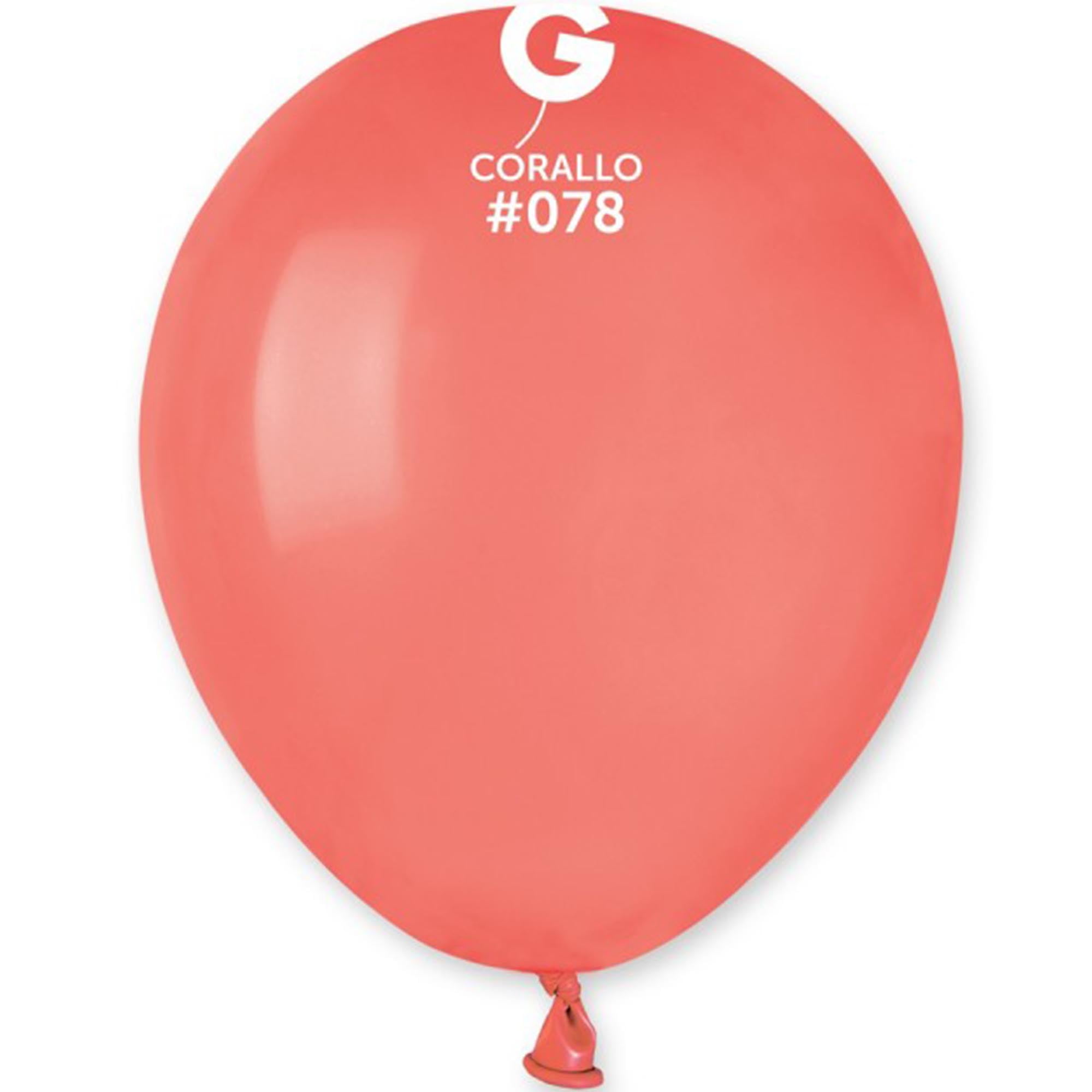 100 Gemar Coral Balloons 5" - Walmart.com