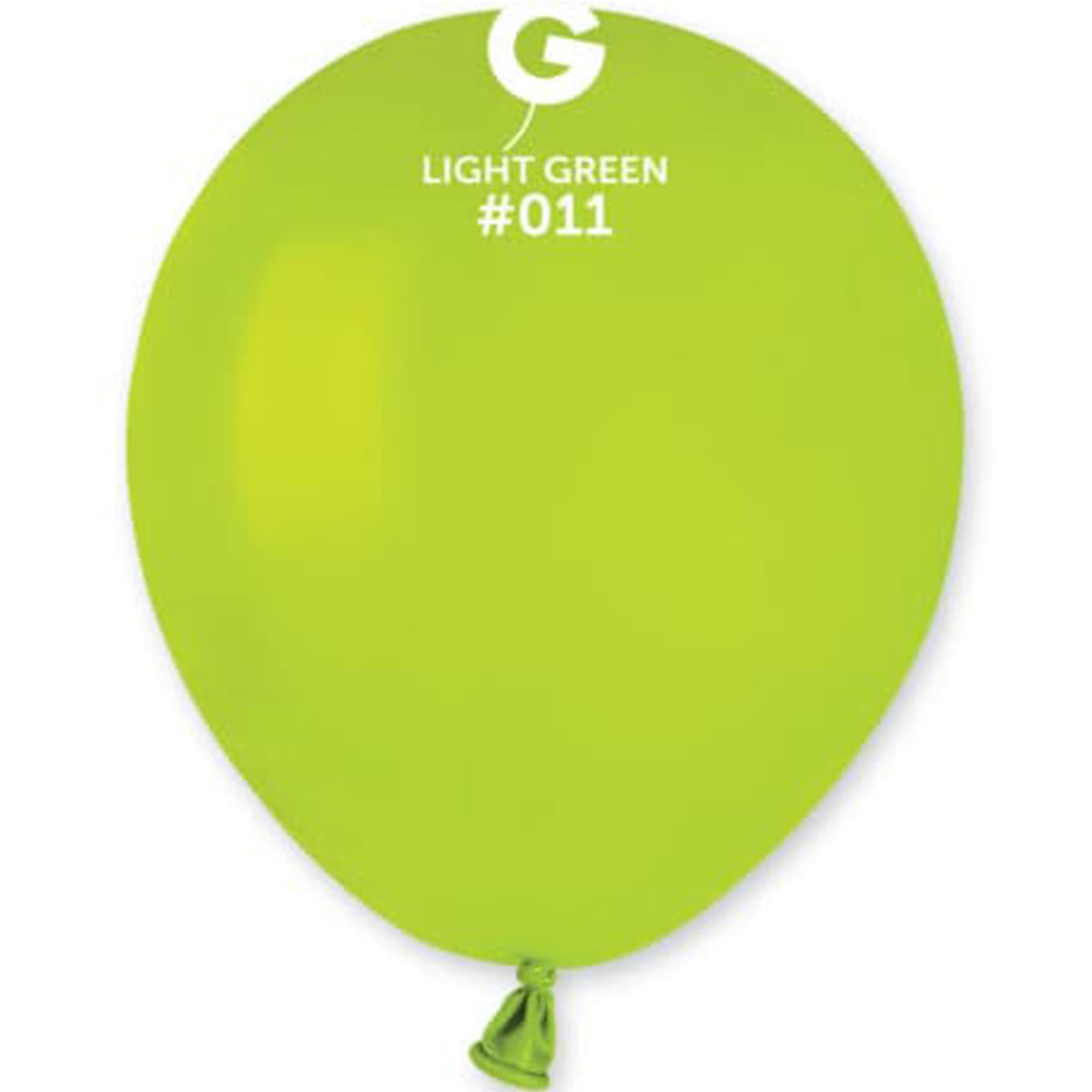 Gemar - 5 Light Green Latex Balloons #011 (100pcs) - Walmart.com