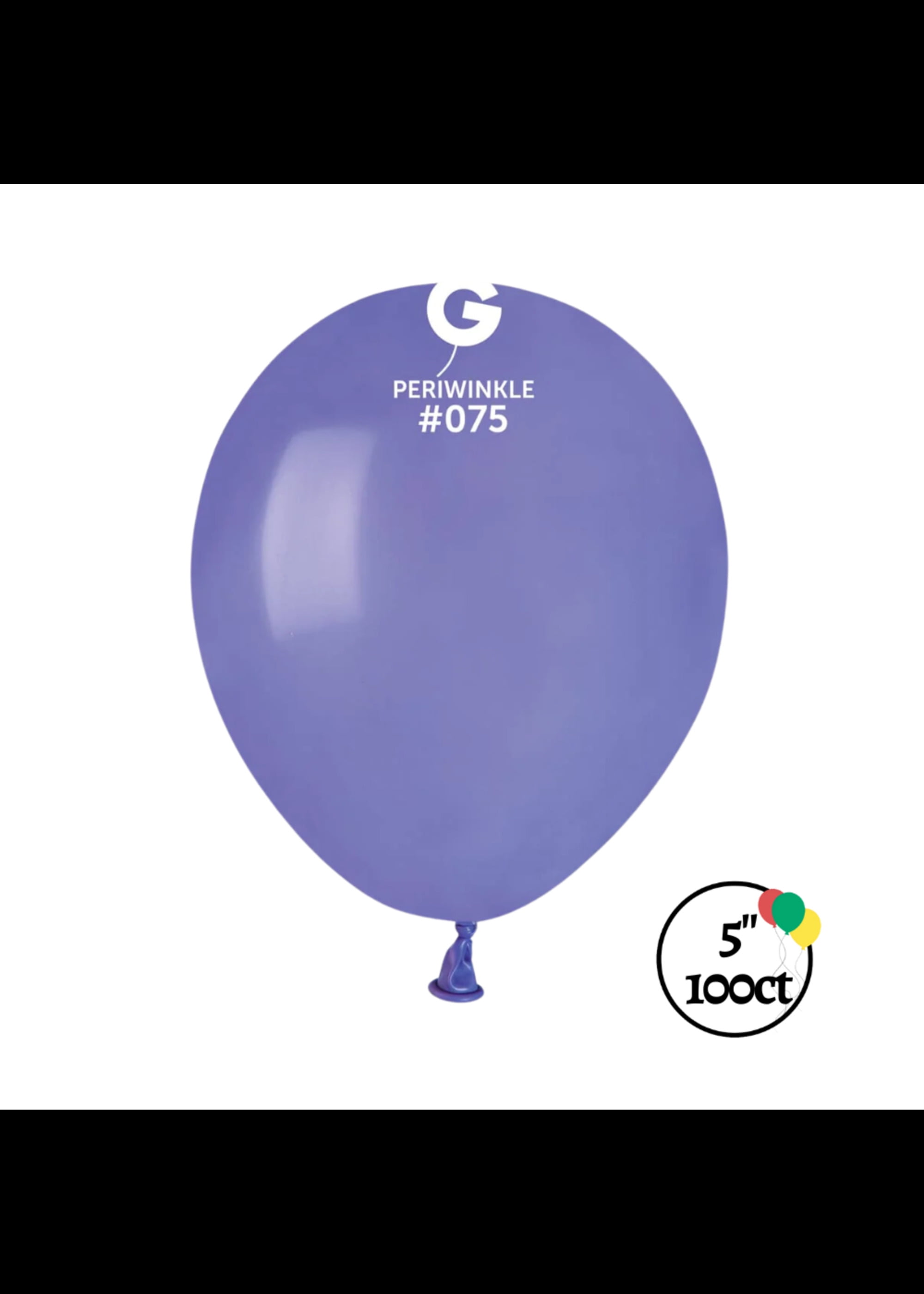 Gemar 5" Periwinkle 100 ct - Walmart.com