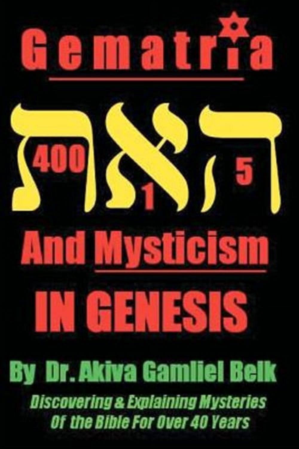 Gematria and Mysticism in Genesis - Walmart.com