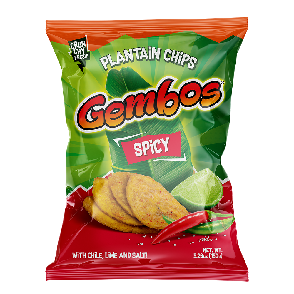 Gembos Plantain Chips Spicy/Picoso 6-Pack, 5.29 fl oz - Walmart.com