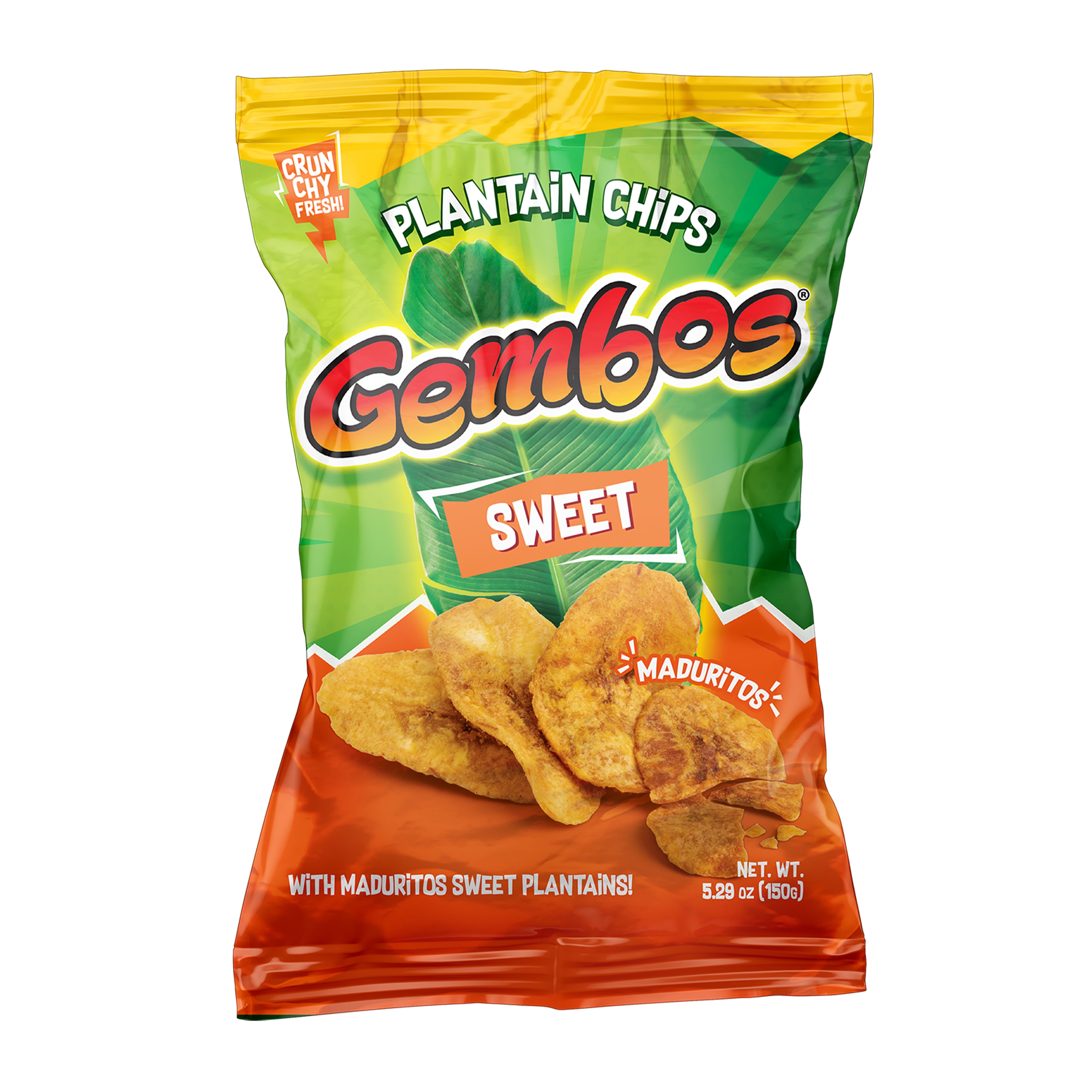 Gembos Plantain Chips Sweet/Maduro 24-Pack, 5.29oz - Walmart.com