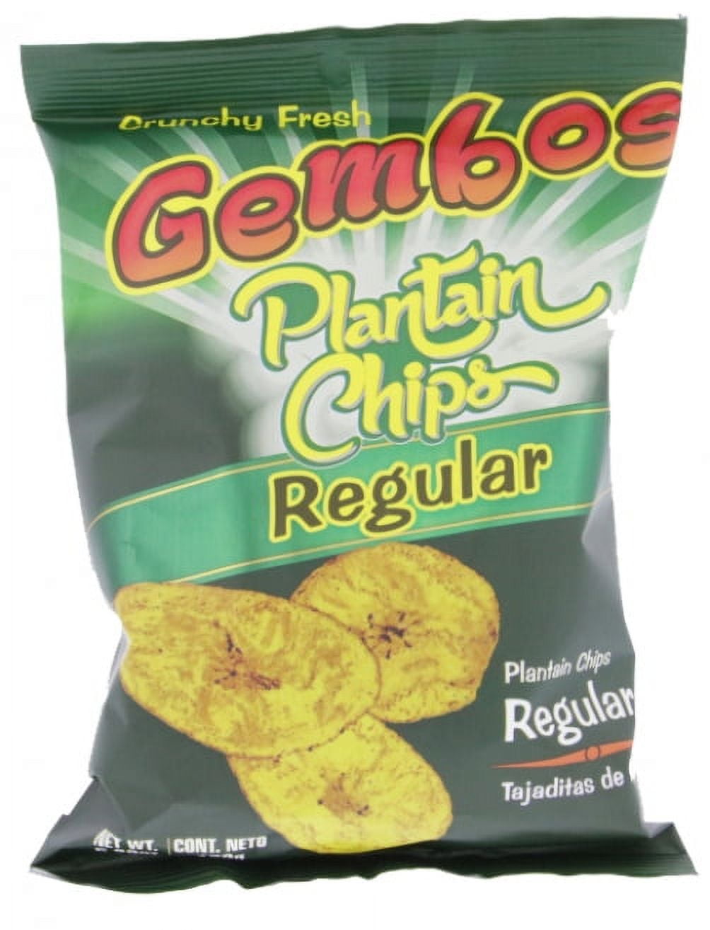 Gembos Regular Plantain Chips 5.29oz - Tajaditas de Platano - Walmart.com
