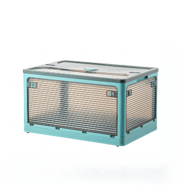 Gemdeck 40L Folding Storage Box with Lid Stackable Plastic Large ...