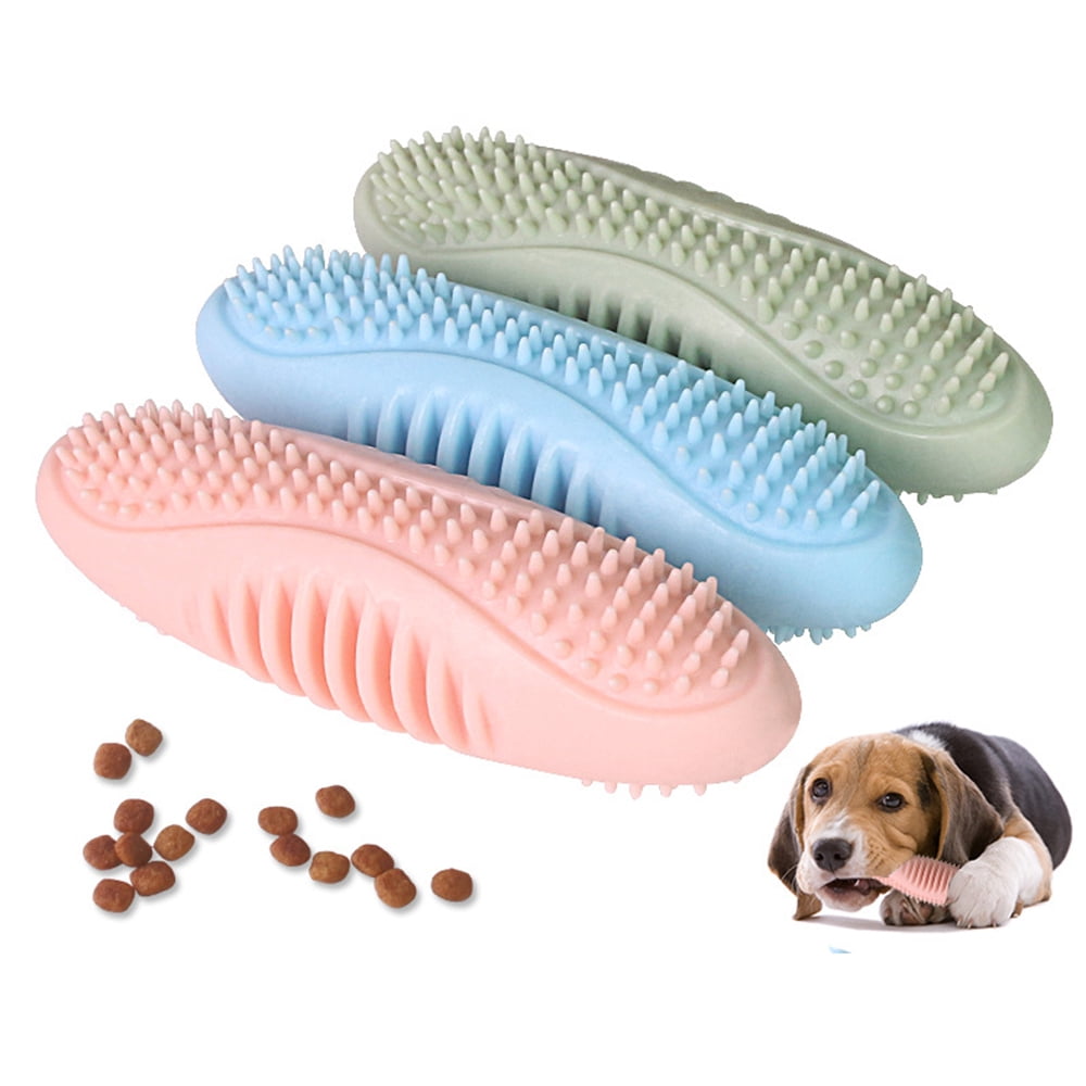 Gemdeck Puppy Teething Chew Toys Rubber Teeth Cleaning for Puppies ...