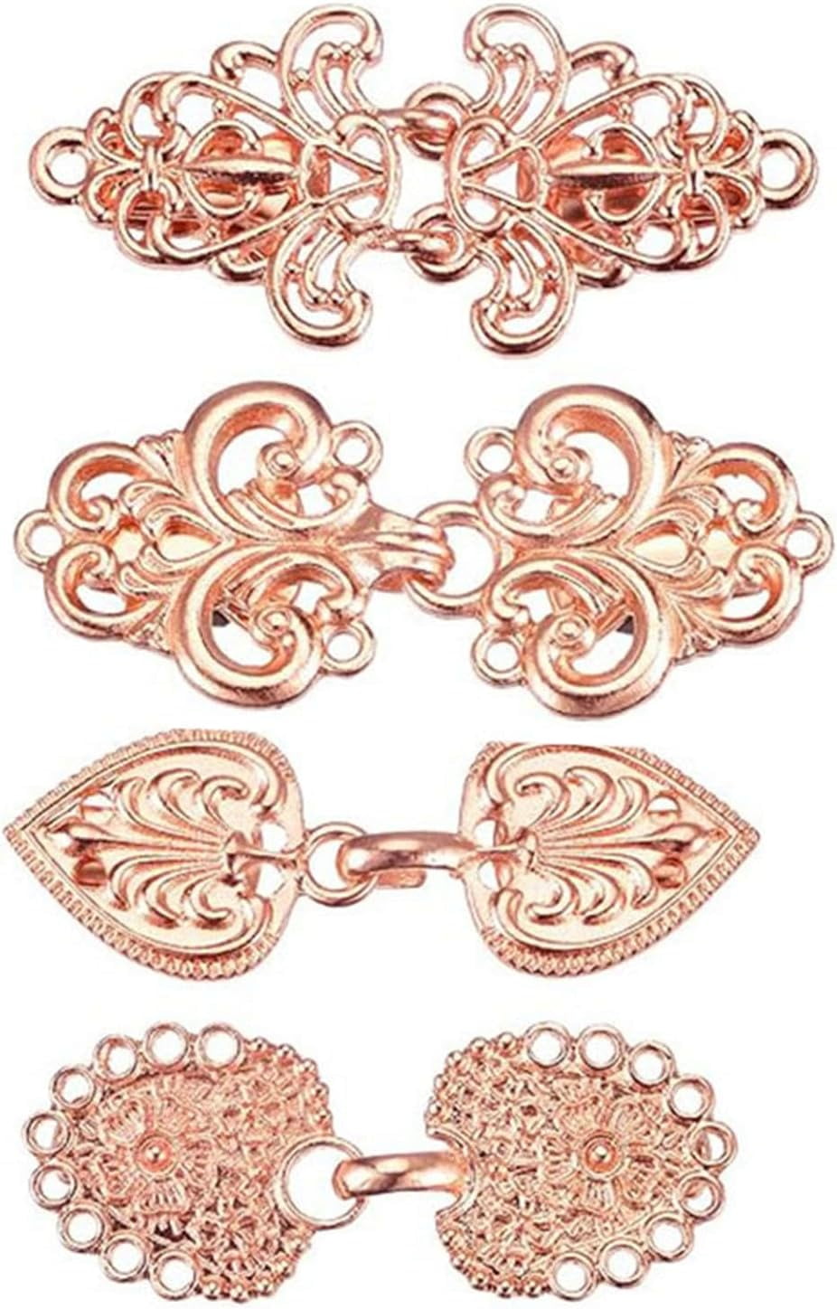 Wewean 4X Sweater Clips Cardigan Collar Clips, Easy to Use Medieval ...