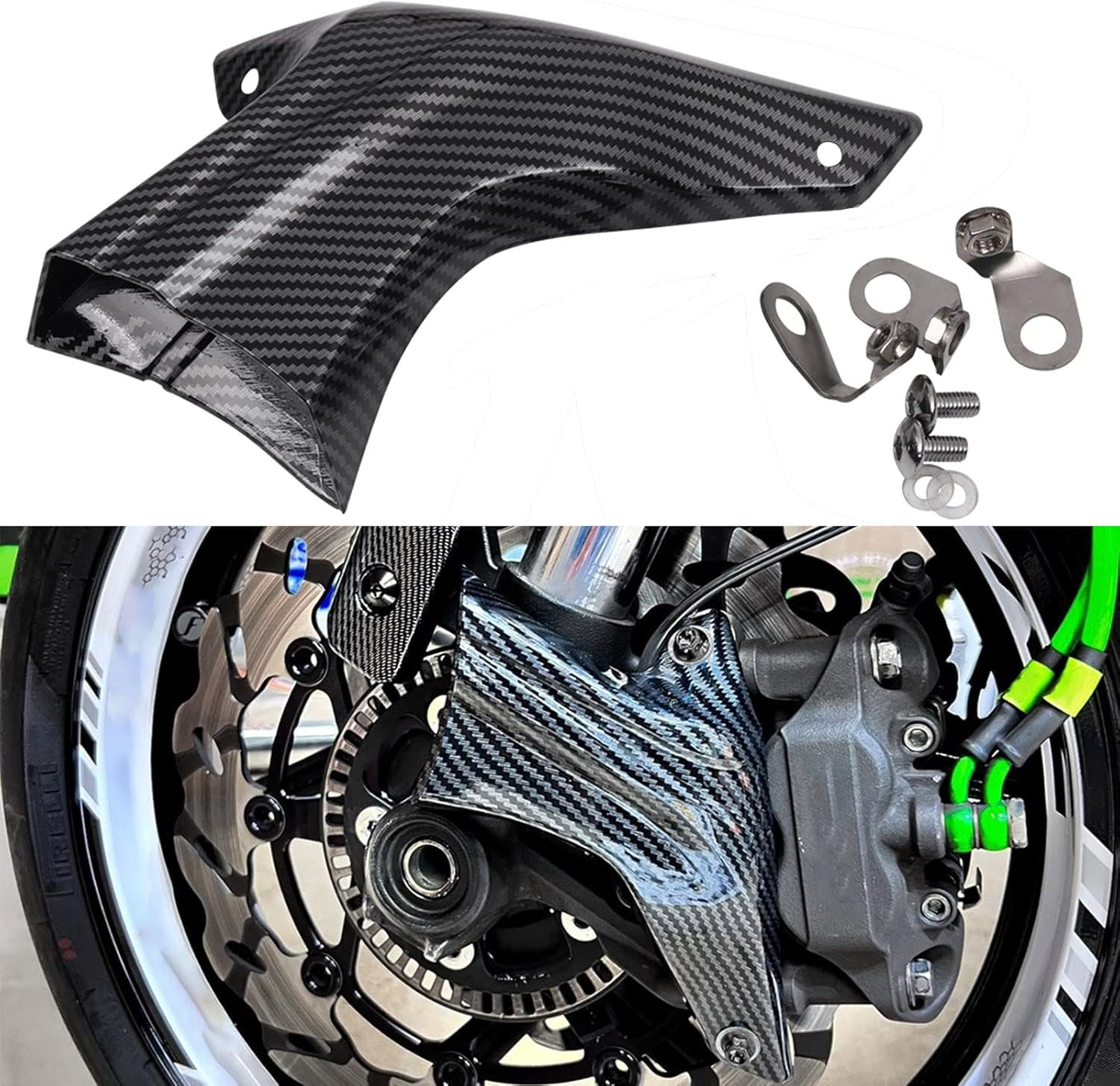 Gemegraclee Air Brake Cooling Ducts Front Brake Brake Disc Guard ...
