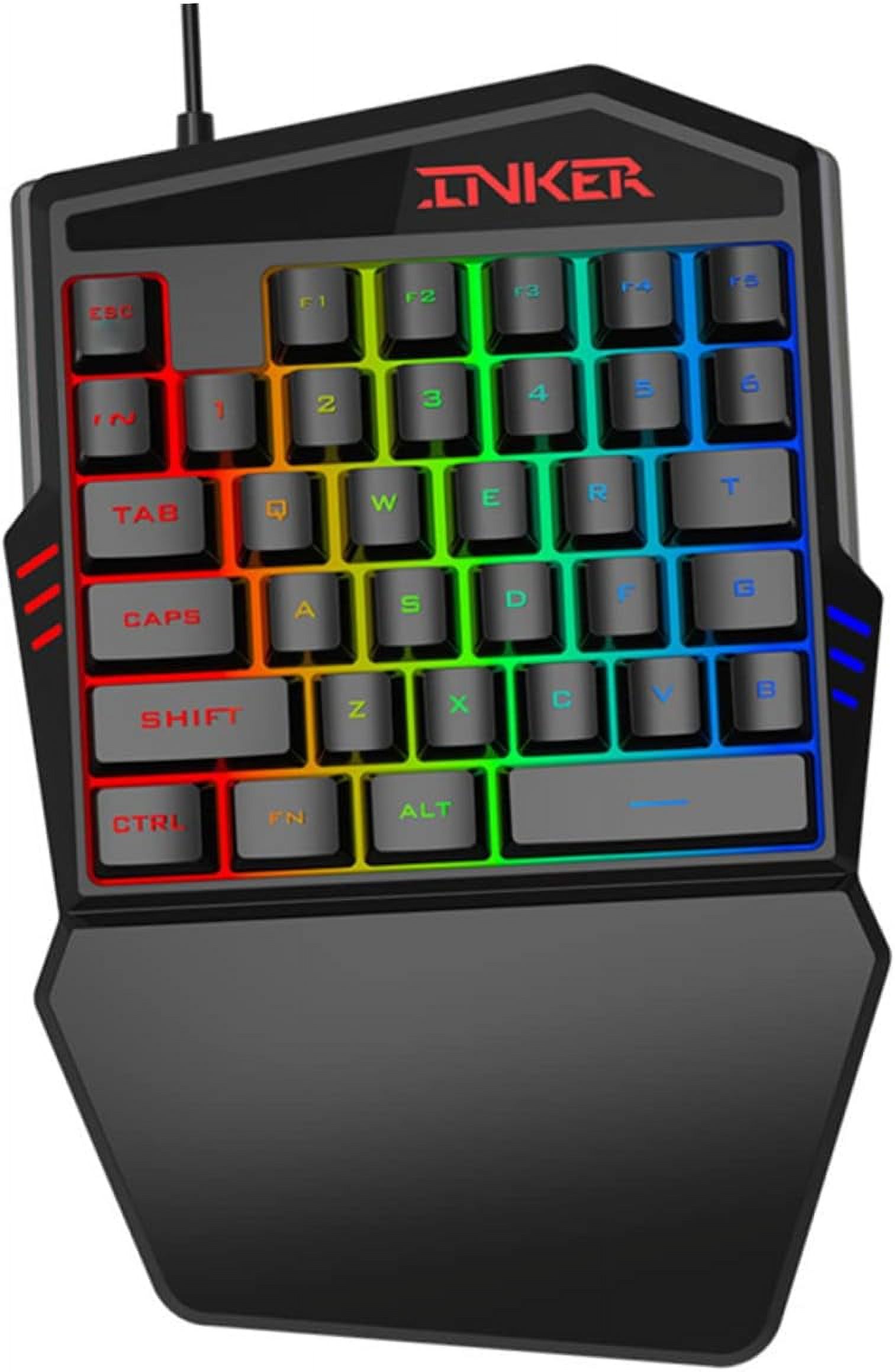 Wewean Computer Keyboards Mechanical Keyboard Play Game Keyboard Gaming ...