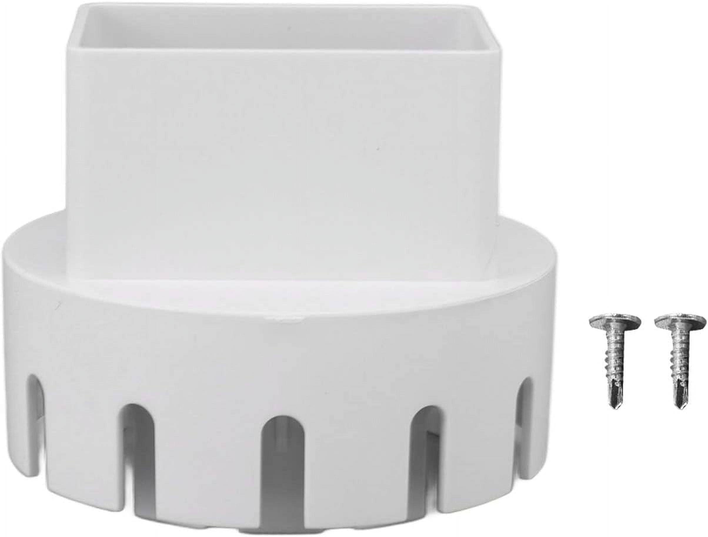 Wewean Downspout Adapter Plastic Drain Adapter Replacement Downpipe ...
