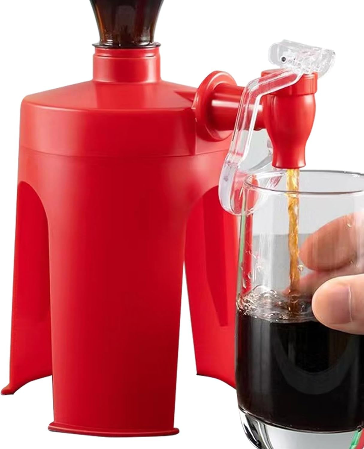 Gemegraclee Hand Pressure Carbonated Beverage Dispenser 2 Liter Soda ...