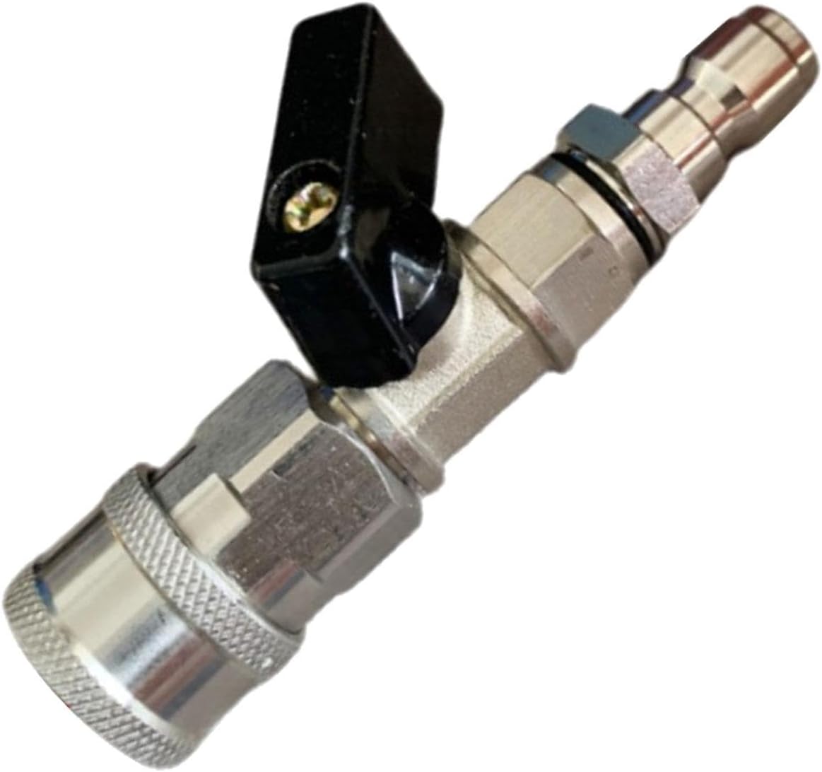 Gemegraclee High Pressure Washer Ball Valve Kit,Quick Connect Plug ...