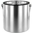 Wewean Ice Bucket with Lid, Insulated Ice Bucket, 3L Double-Wall ...