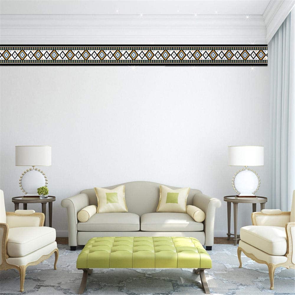 Gemegraclee Peel and Stick Wallpaper Mirror Borders for Bathroom ...