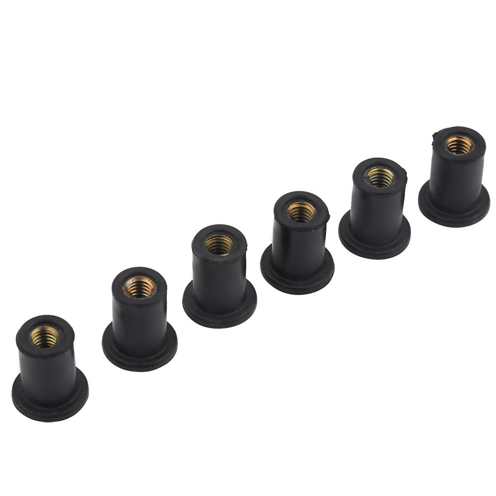 Wewean Sturdy Rubber Well Nuts Uality Rubber for Wind Screens Top Nuts ...