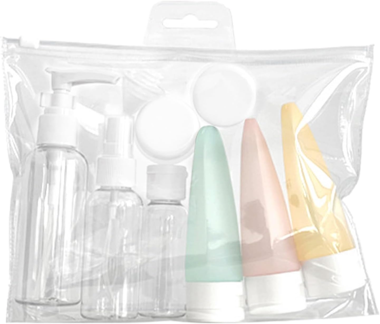 Gemegraclee Travel Refillable Bottle Set Spray Lotion Shampoo Shower ...