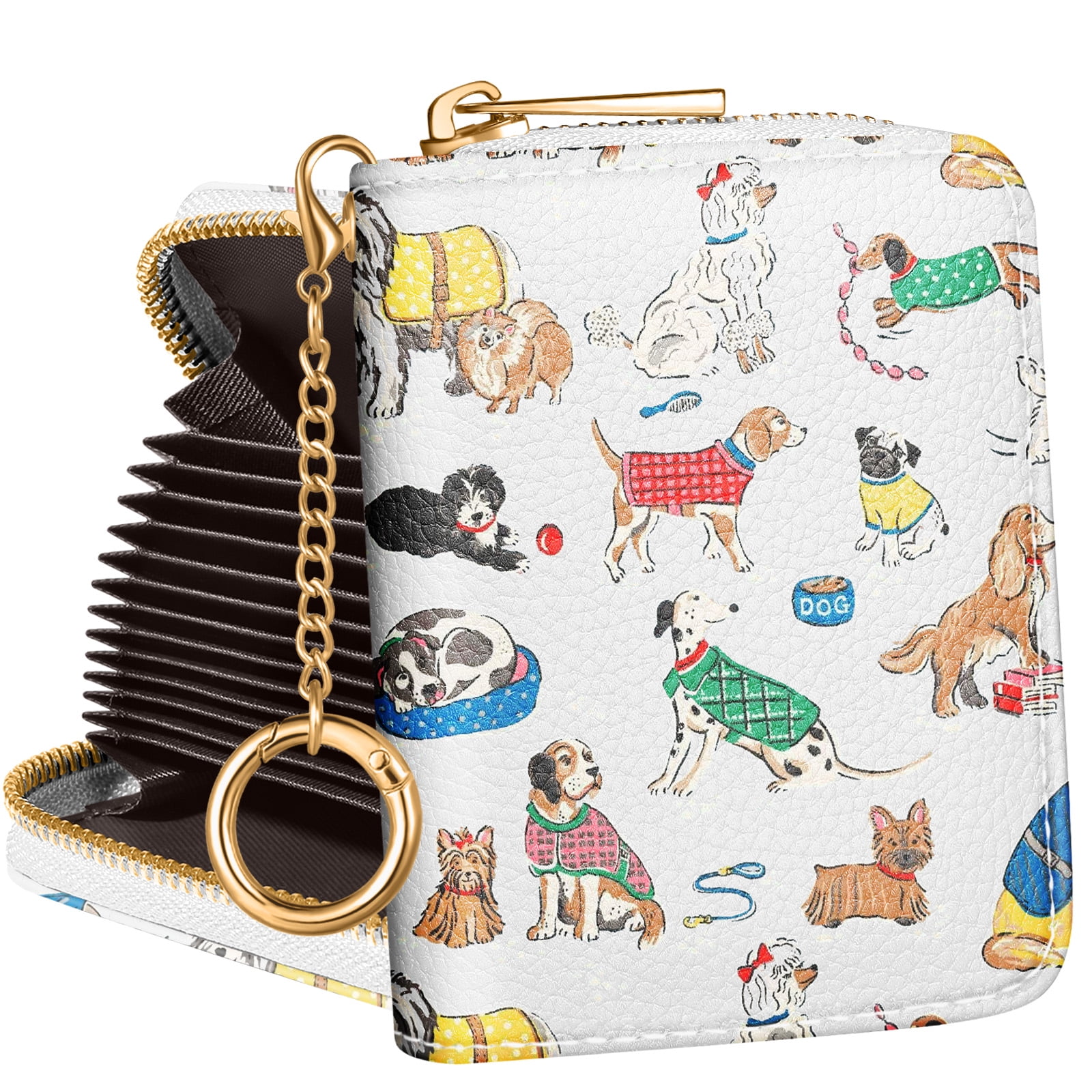 Gemfits Credit Card Holder for Women Cute Girls Female Rfid Leather ...