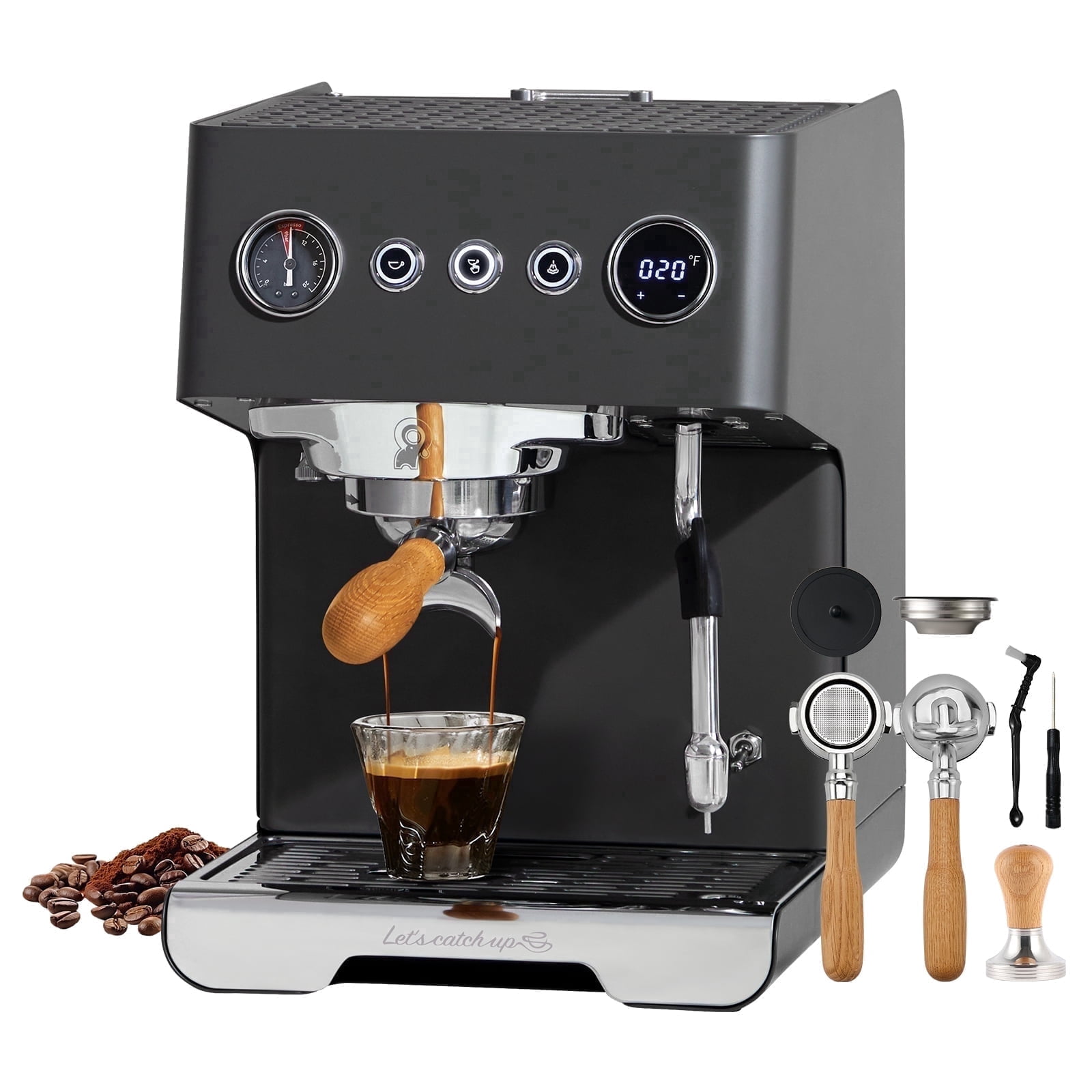 Gemilai G3028A Espresso Machine, 15 Bar Professional Coffee Maker with ...