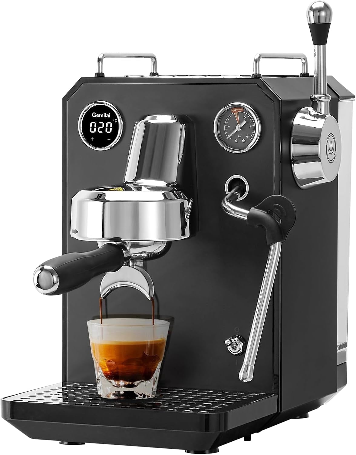 Gemilai Owl G3006 Home Espresso Machine, 58mm Commercial Group Head ...