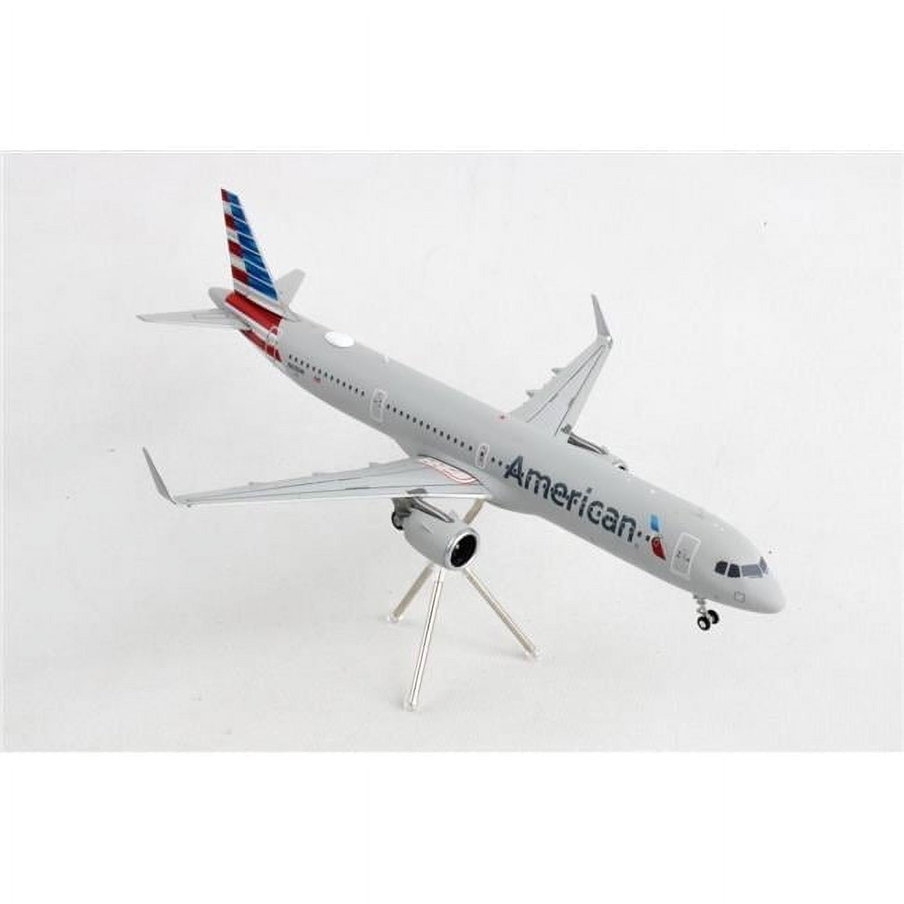 Airbus A321neo Commercial Aircraft "American Airlines" Silver with ...